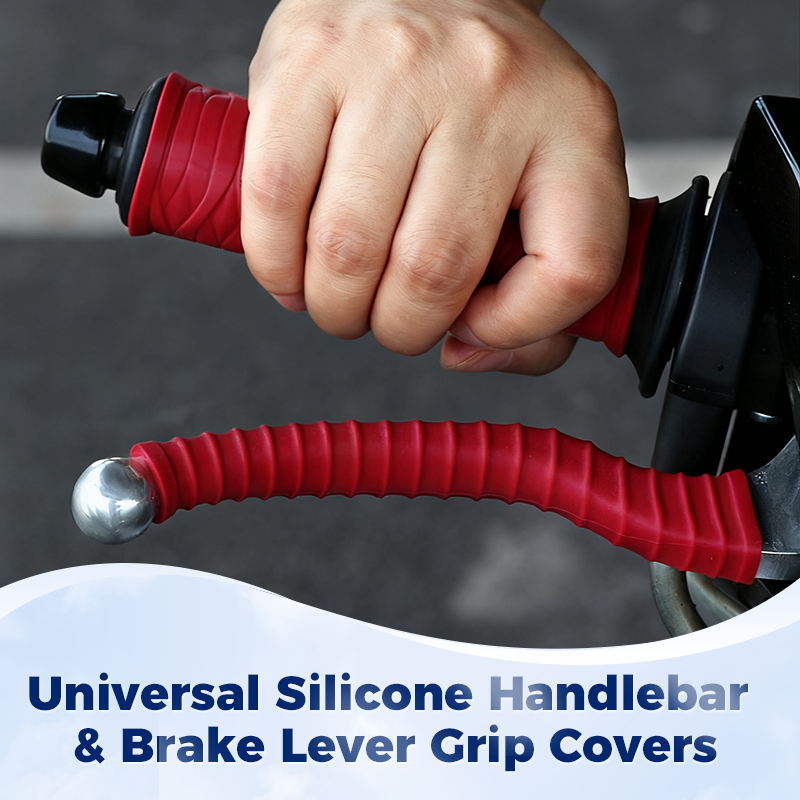 Universal Silicone Handlebar & Brake Lever Grip Covers – sowhatbuy