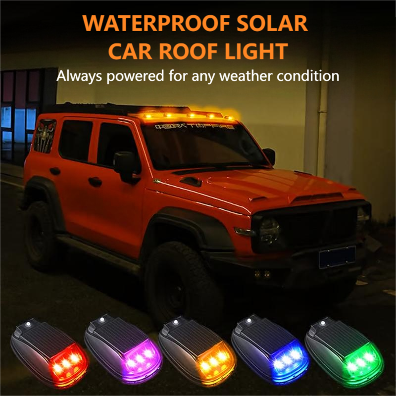 Waterproof Solar Car Roof Light with Remote – sowhatbuy